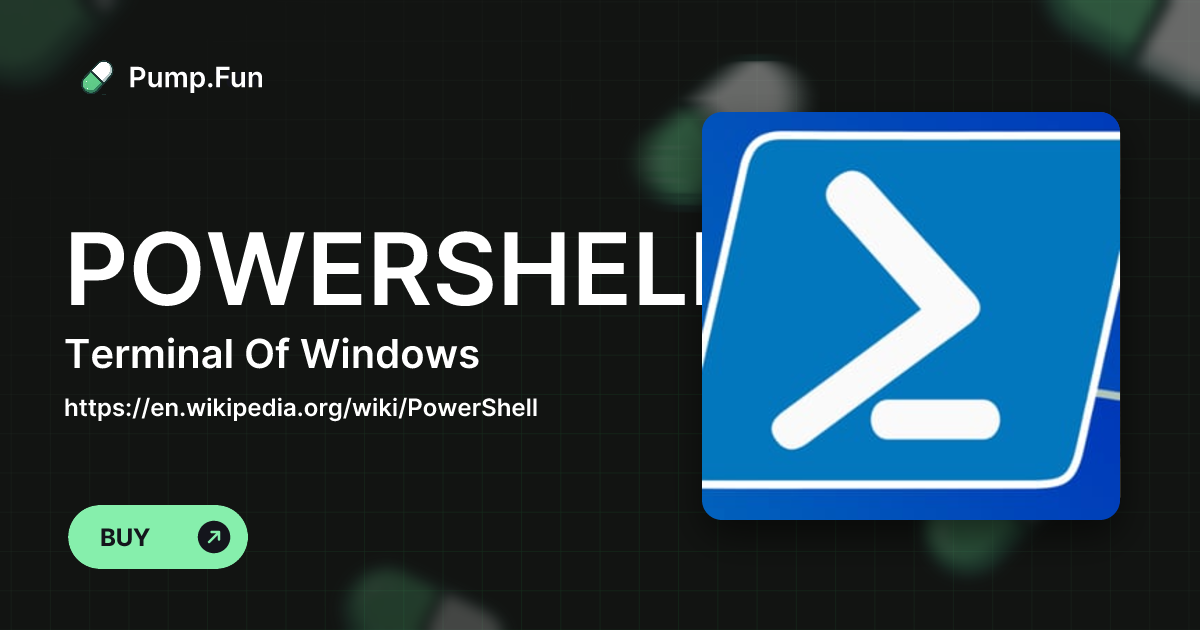 Terminal Of Windows (POWERSHELL) - Pump