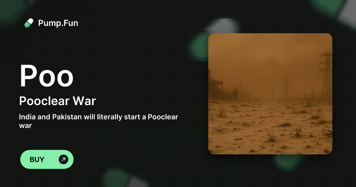Pooclear War (Poo) - Pump
