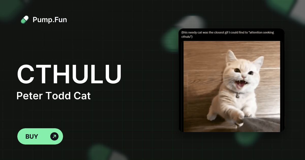 Peter Todd Cat (CTHULU) - Pump