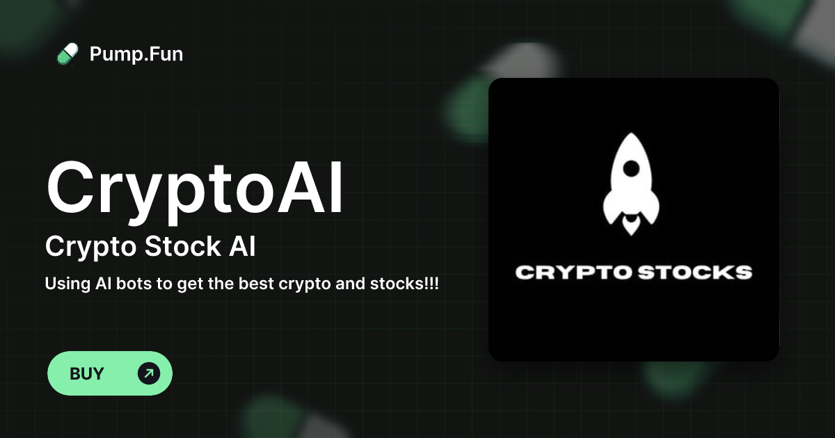 Crypto Stock AI (CryptoAI ) - Pump