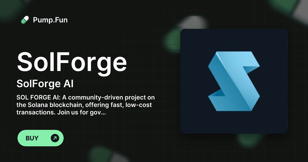 SolForge AI (SolForge) - Pump