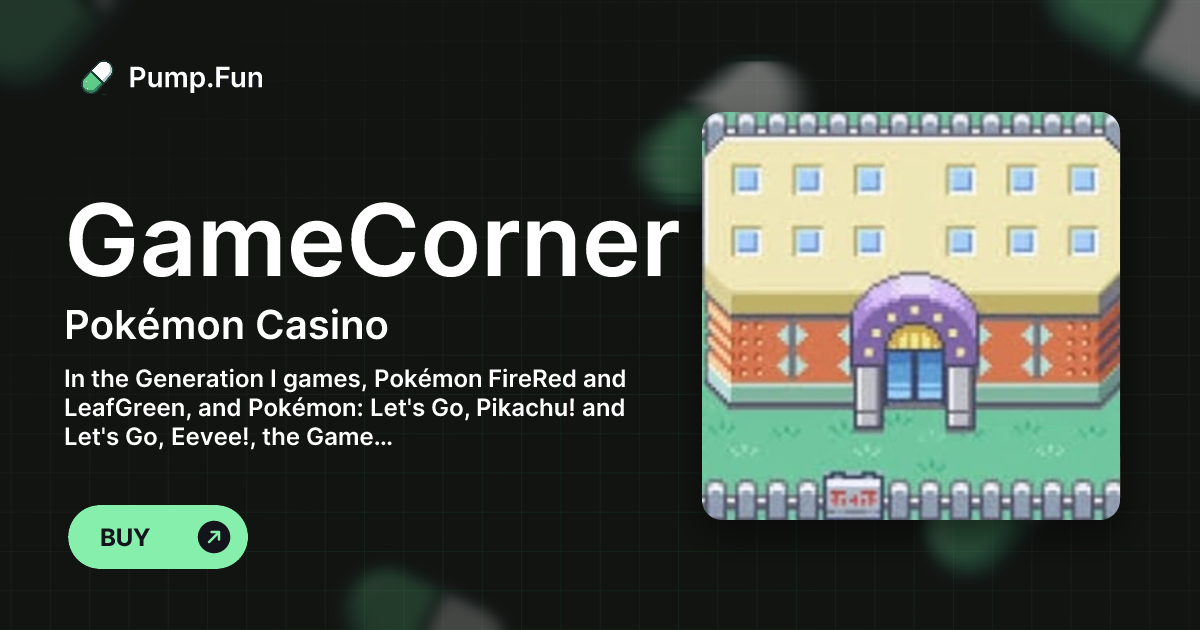 Pokémon Casino (GameCorner) - Pump