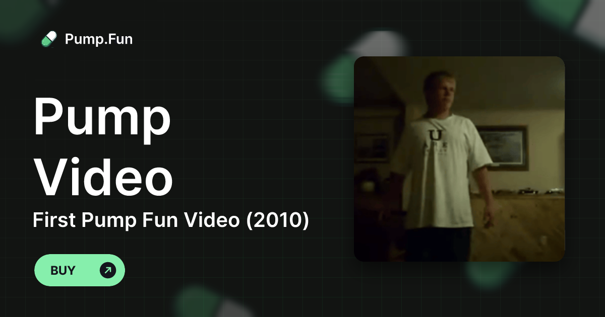 First Pump Fun Video (2010) (Pump Video) - Pump