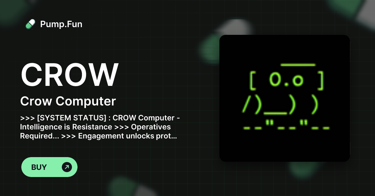 Crow Computer (CROW) - Pump