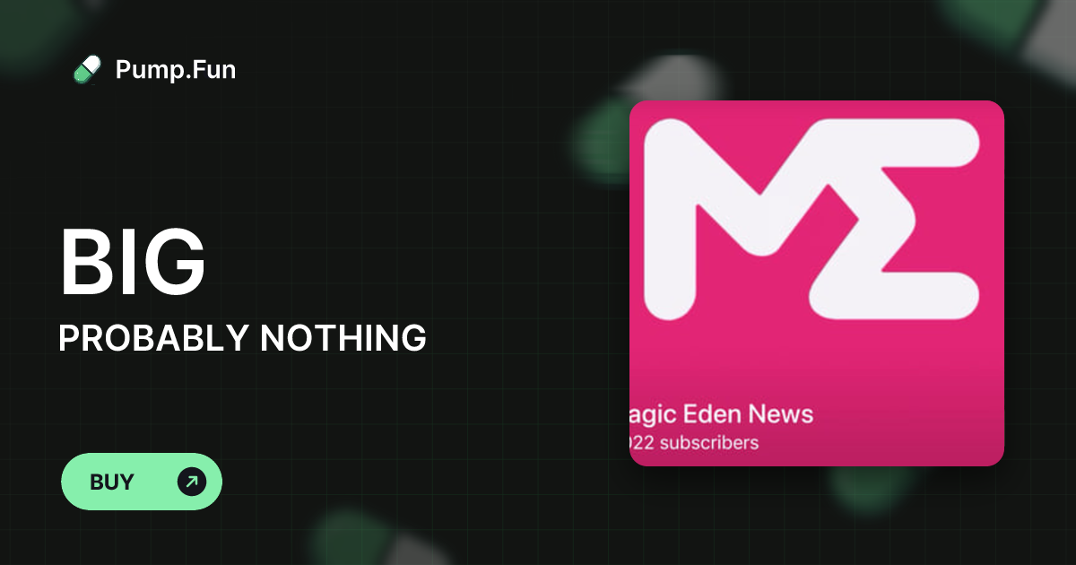 PROBABLY NOTHING (BIG) - Pump