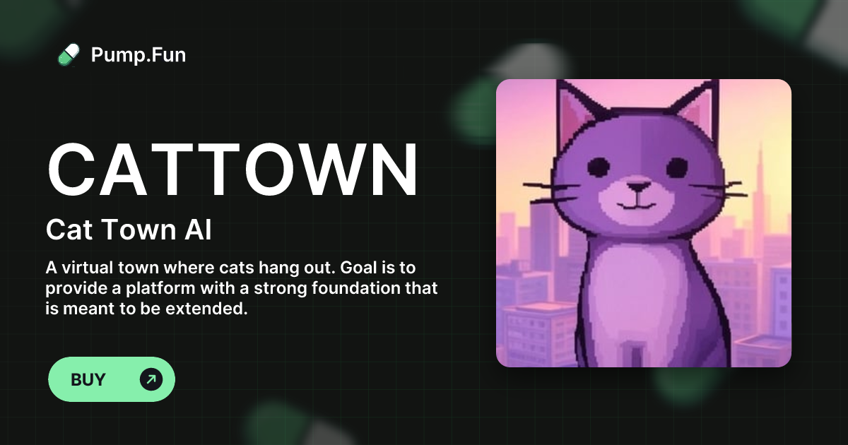 Cat Town AI (CATTOWN) - Pump