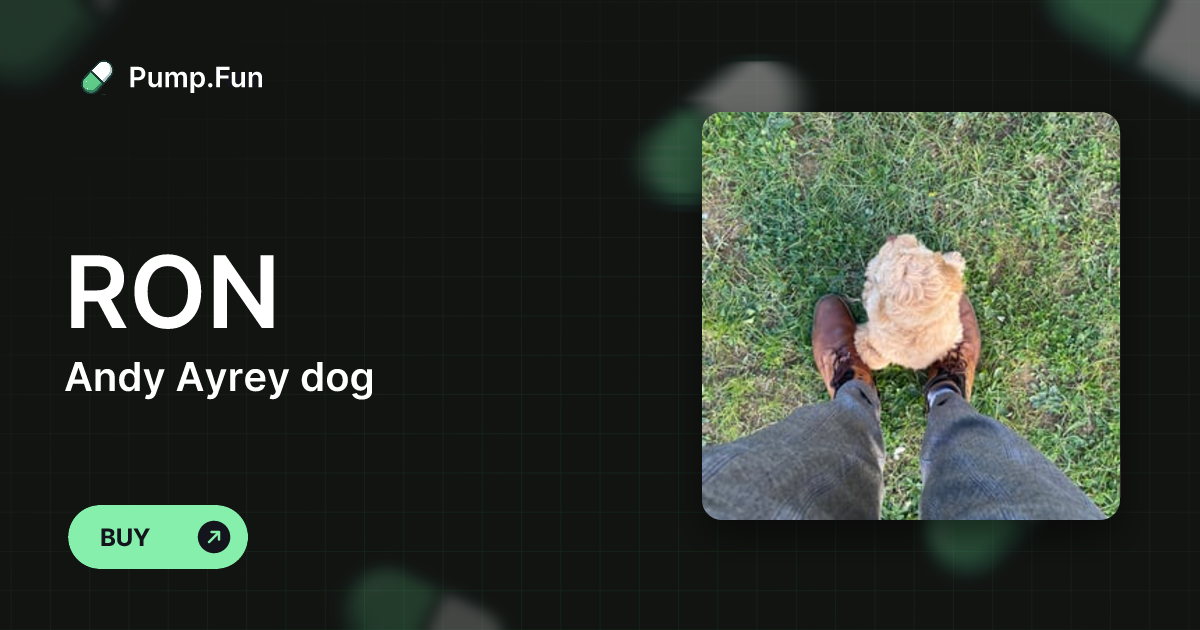 Andy Ayrey dog (RON) - Pump