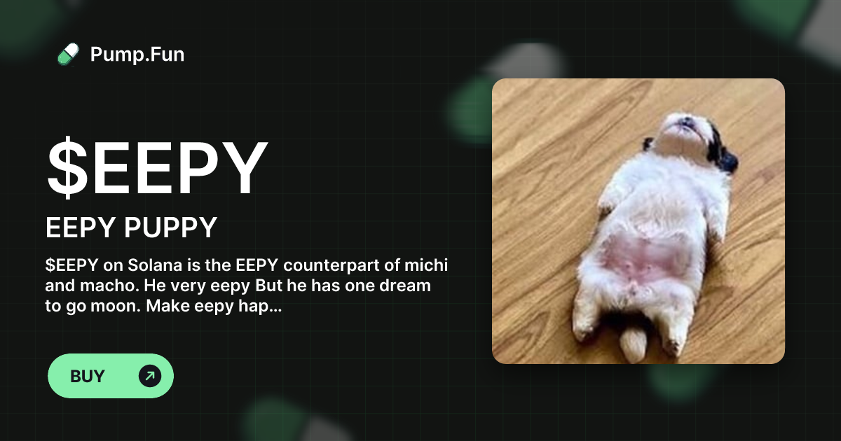 EEPY PUPPY ($EEPY) - Pump