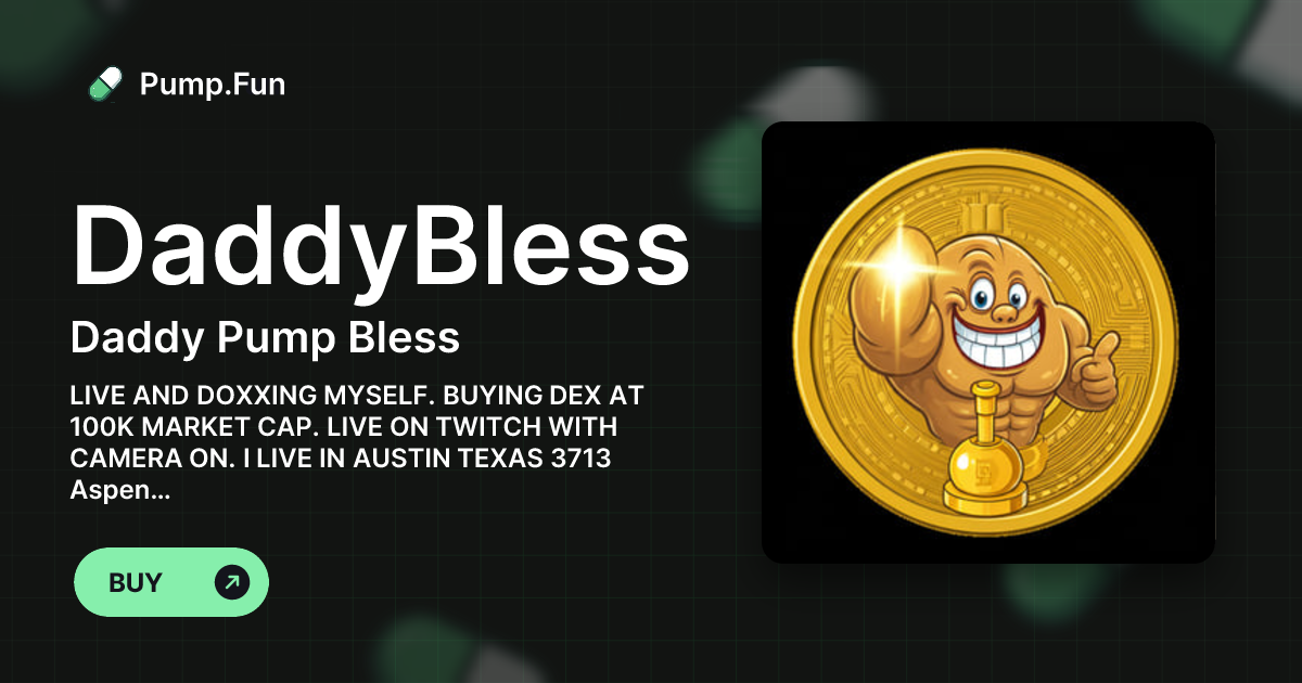 Daddy Pump Bless (DaddyBless) - Pump