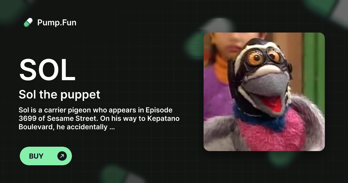 Sol the puppet (SOL) - Pump