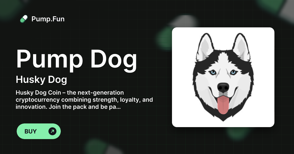 Husky Dog (Pump Dog) - Pump