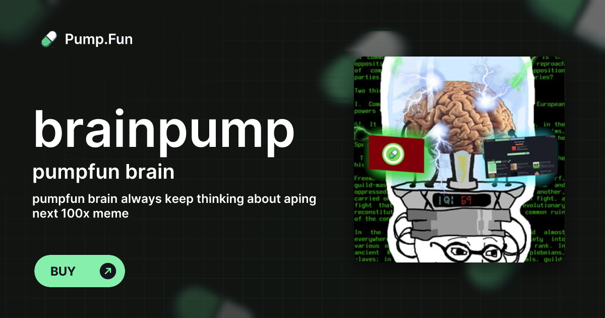 pumpfun brain (brainpump) - Pump