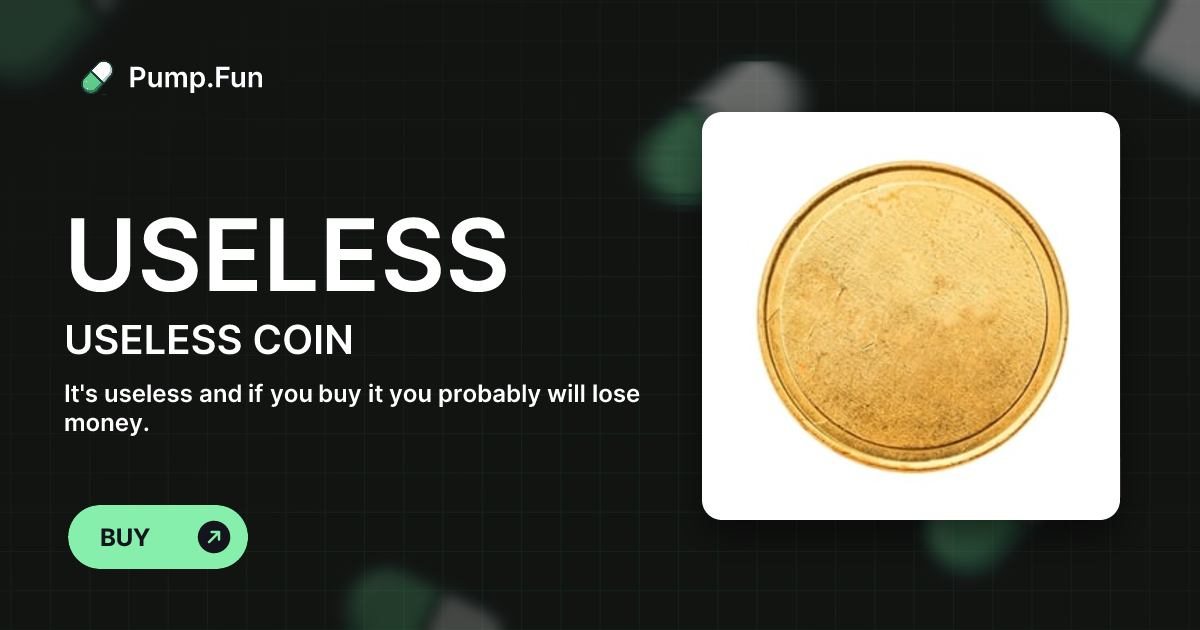 USELESS COIN (USELESS) - Pump