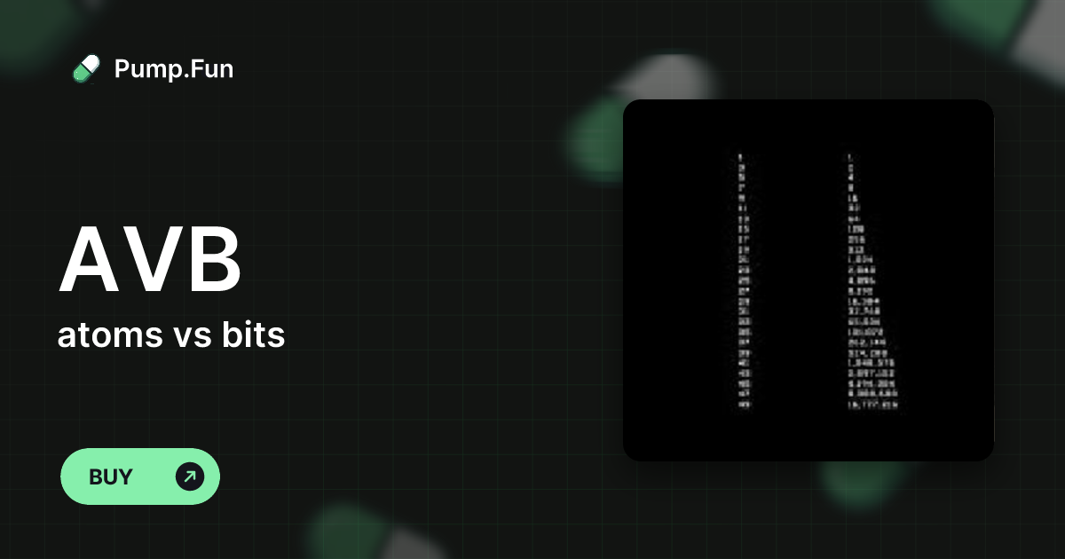 atoms vs bits (AVB) - Pump