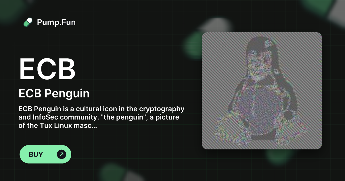 ECB Penguin (ECB) - Pump