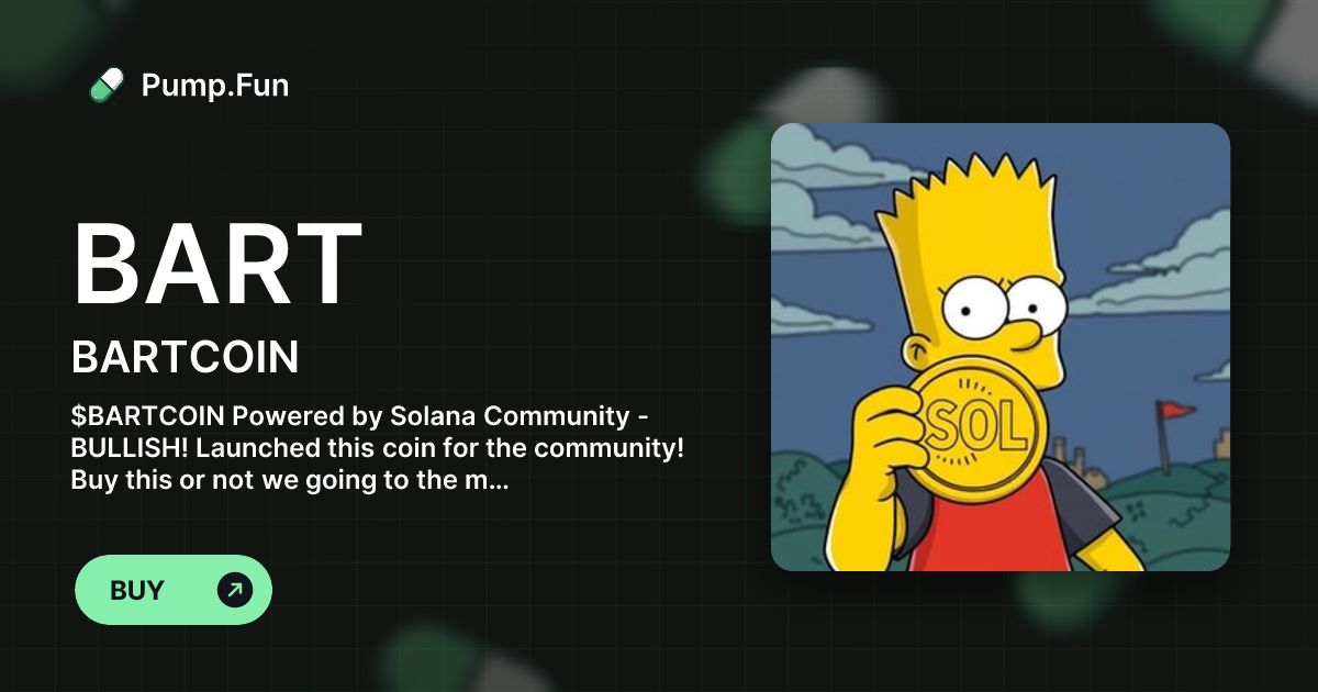 BARTCOIN (BART) - Pump