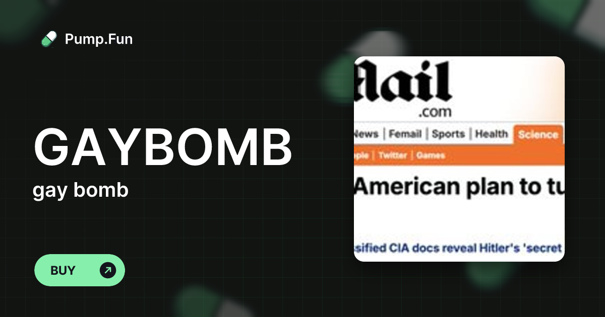 gay bomb (GAYBOMB) - Pump