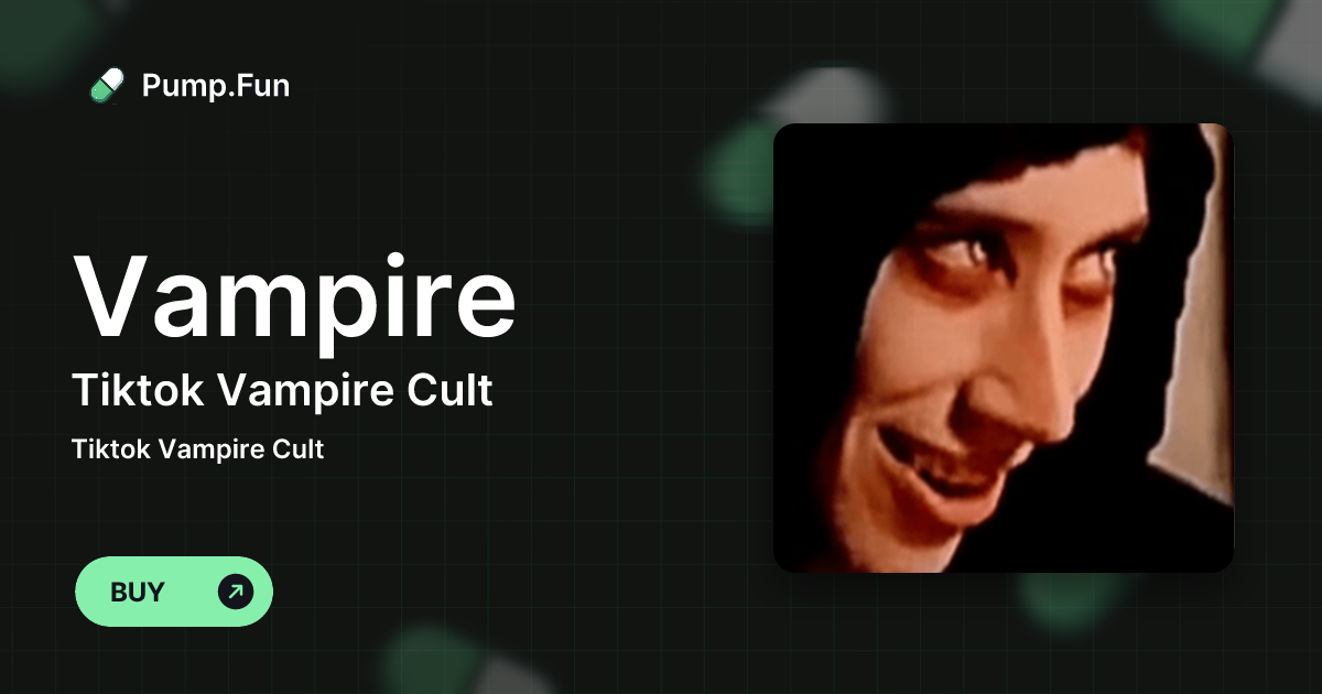 Tiktok Vampire Cult (Vampire) - Pump
