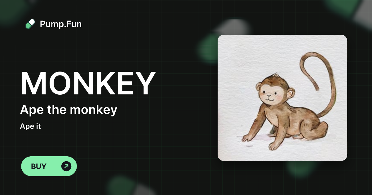 Ape the monkey (MONKEY) - Pump