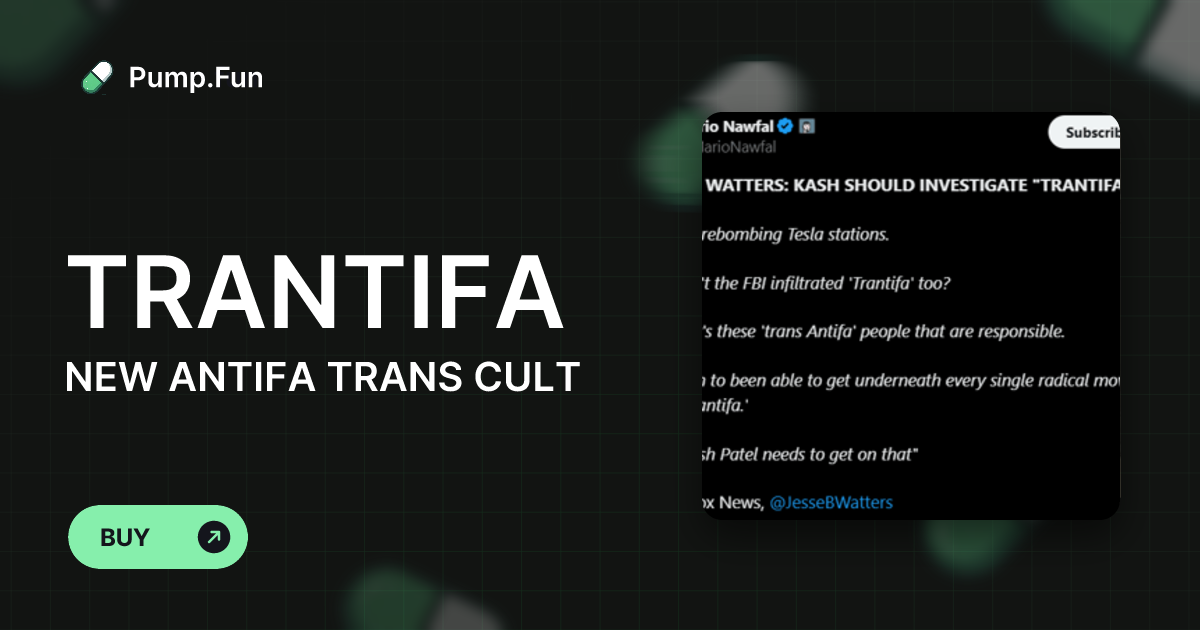NEW ANTIFA TRANS CULT (TRANTIFA) - Pump