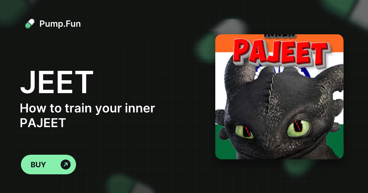 How to train your inner PAJEET (JEET) - Pump