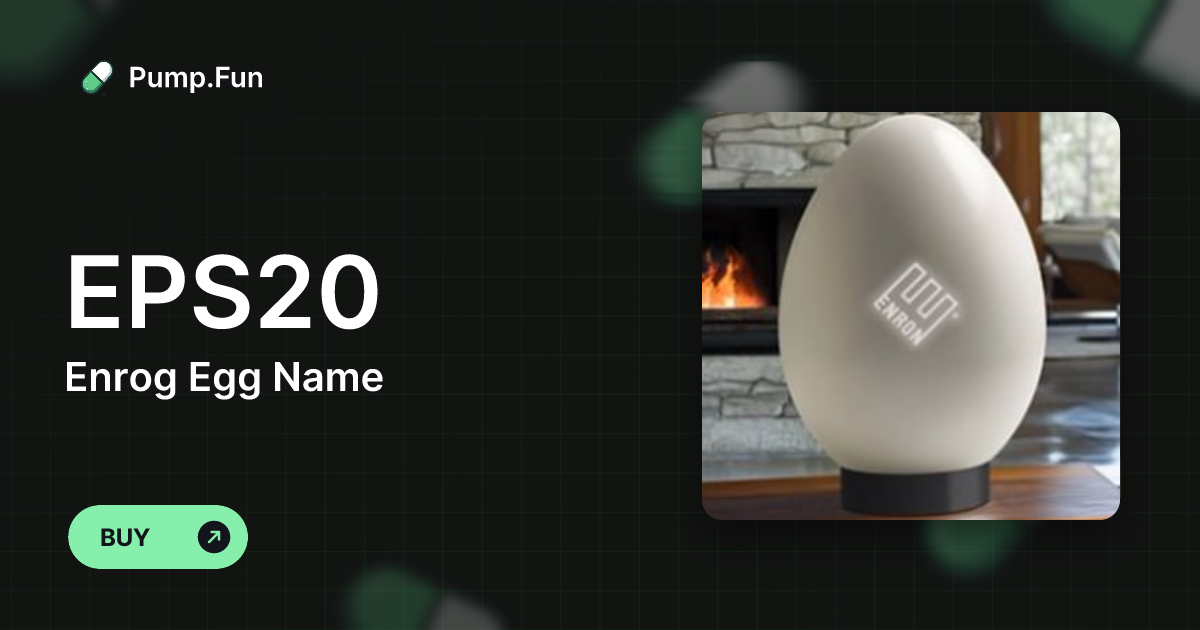 Enrog Egg Name (EPS20) - Pump
