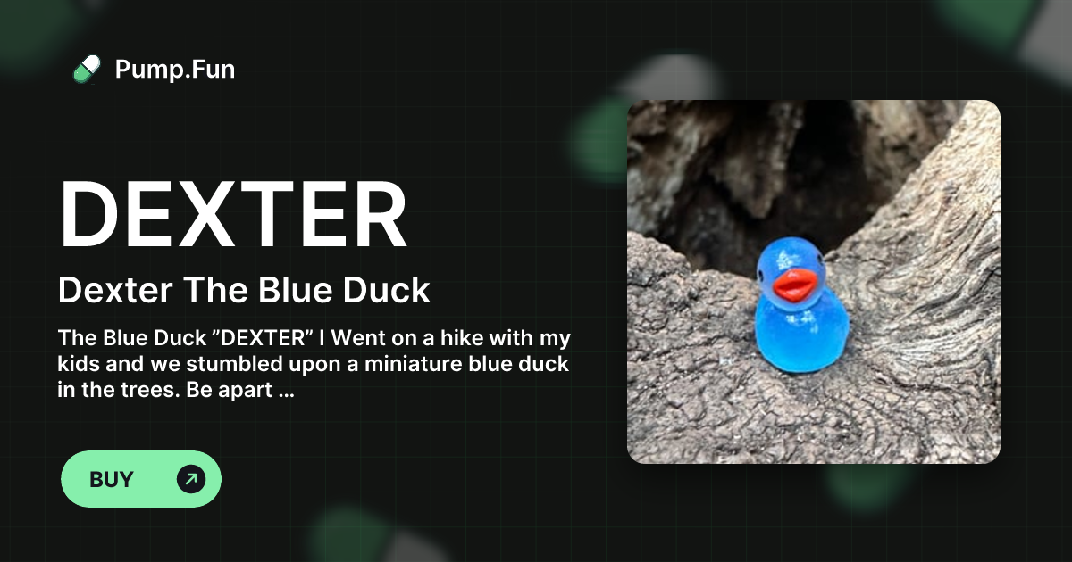 Dexter The Blue Duck (DEXTER) - Pump