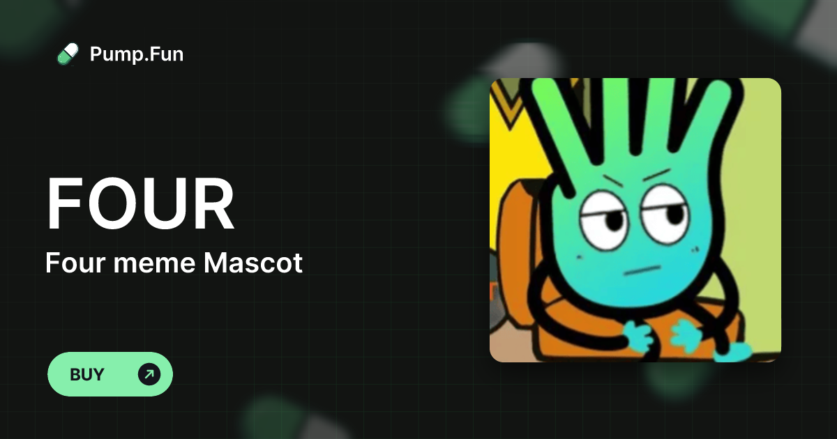 Four meme Mascot (FOUR) - Pump