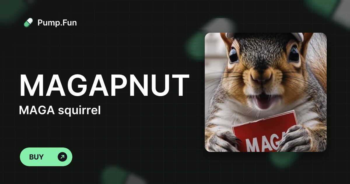 MAGA squirrel (MAGAPNUT) - Pump