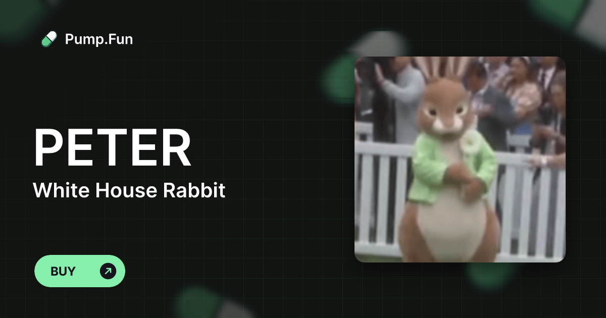 White House Rabbit (PETER) - Pump