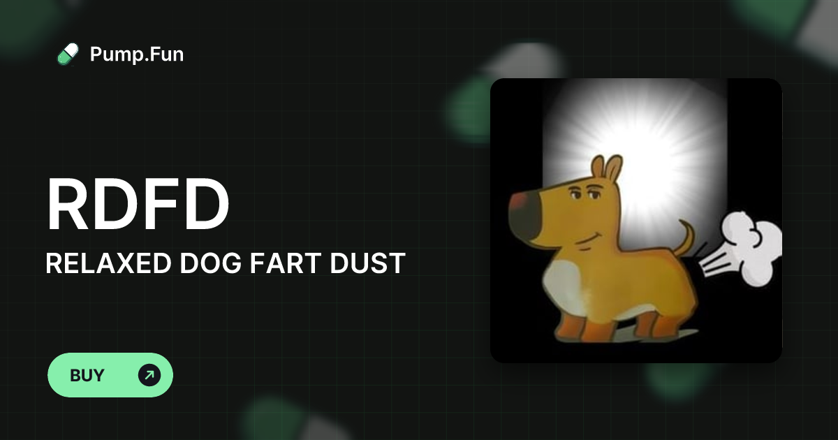 RELAXED DOG FART DUST (RDFD) - Pump