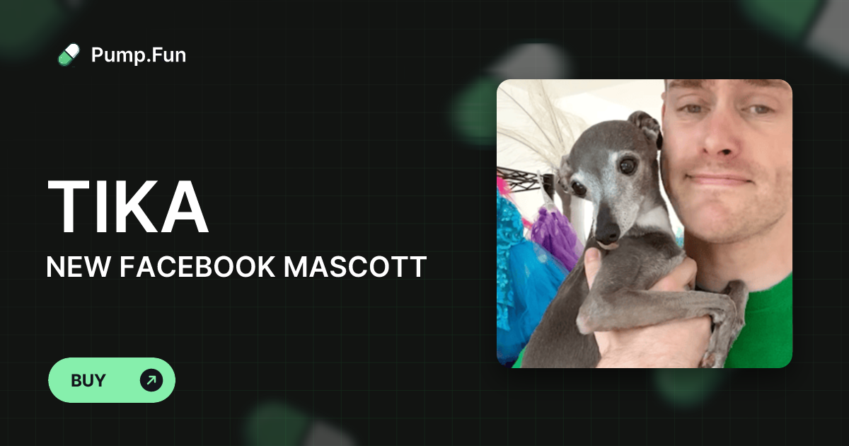 NEW FACEBOOK MASCOTT (TIKA) - Pump