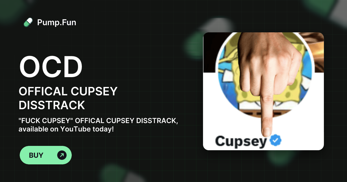 OFFICAL CUPSEY DISSTRACK (OCD) - Pump