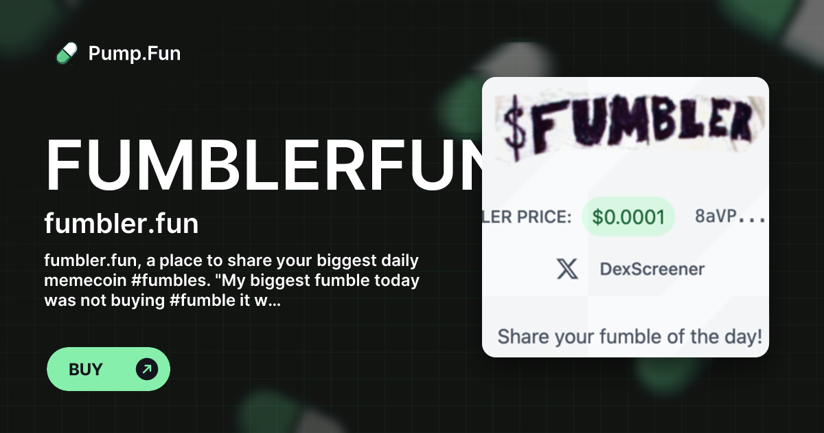fumbler.fun (FUMBLERFUN) - Pump