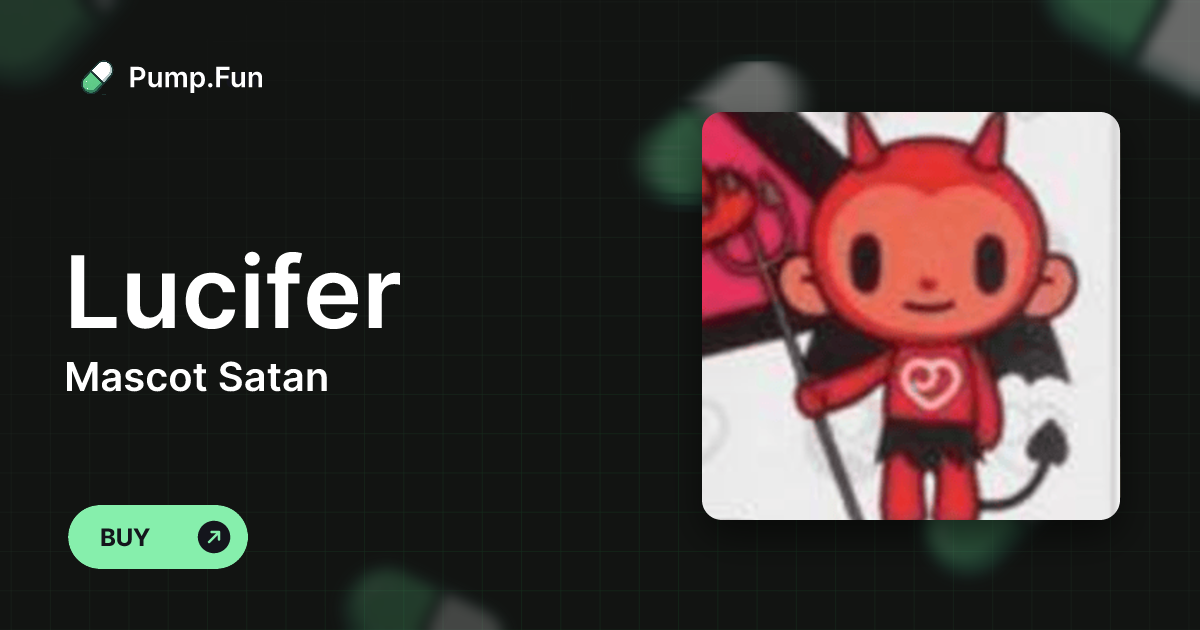 Mascot Satan (Lucifer) - Pump