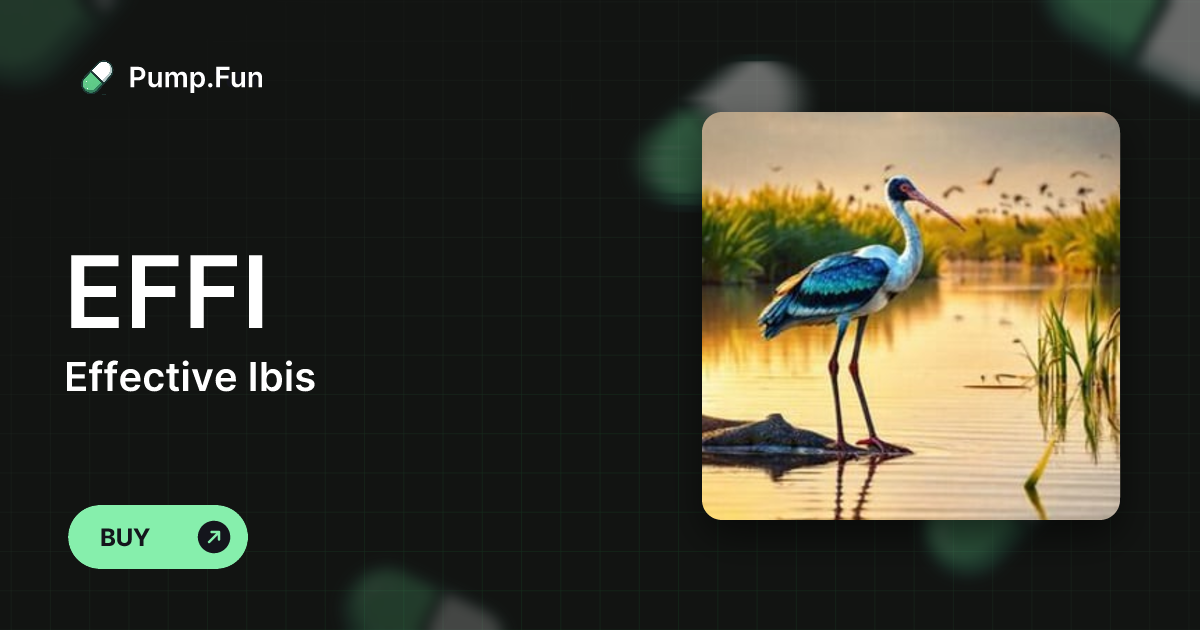 Effective Ibis (EFFI) - Pump
