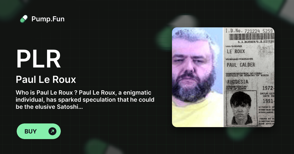 Paul Le Roux (PLR) - Pump