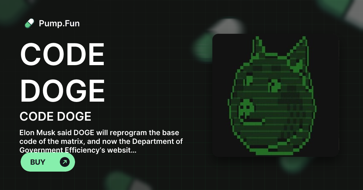CODE DOGE (CODE DOGE) - Pump