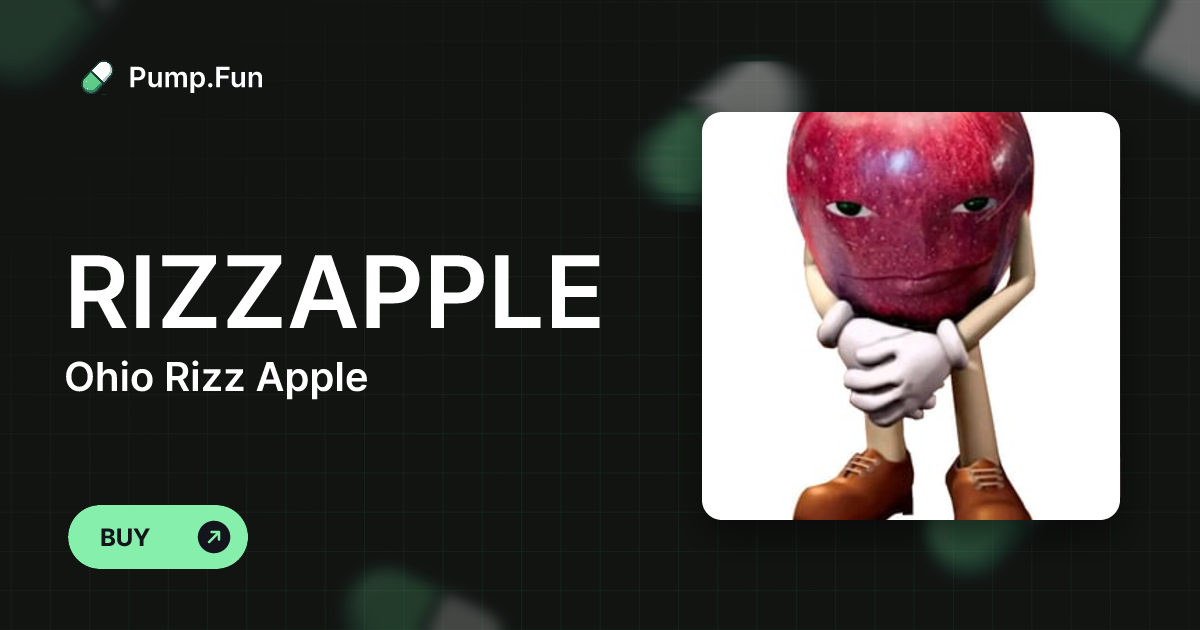 Ohio Rizz Apple (RIZZAPPLE) - Pump