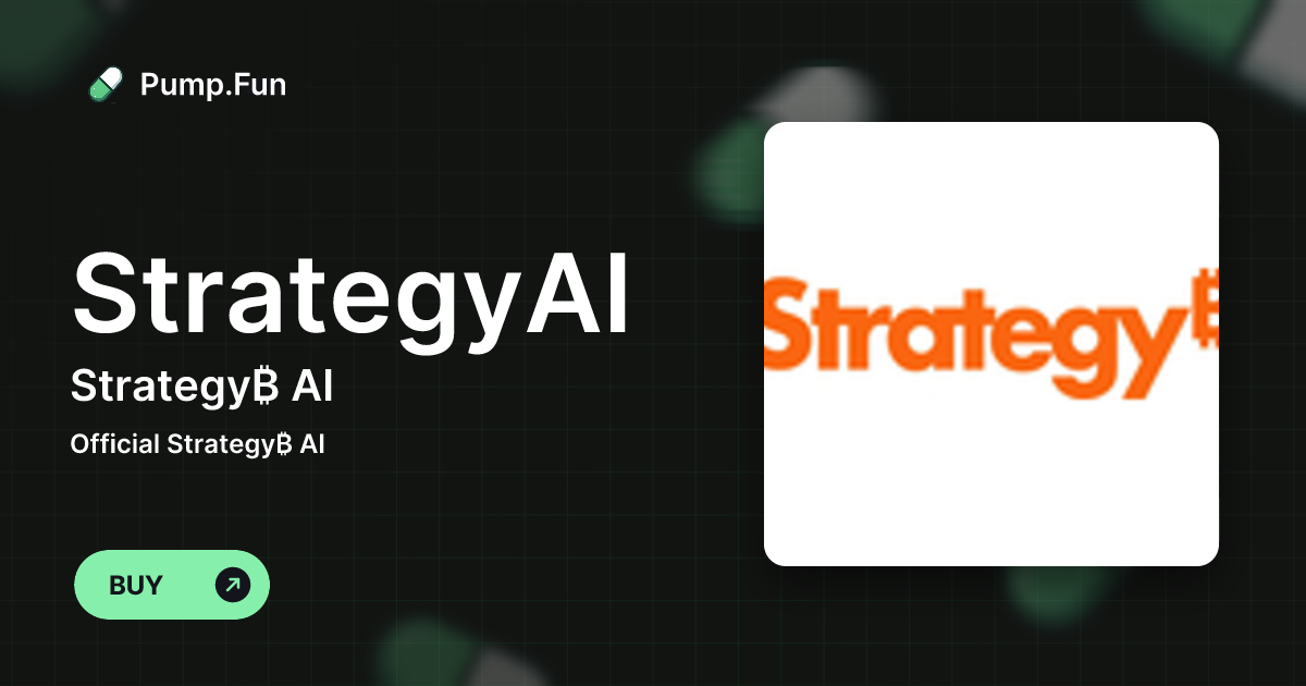 Strategy₿ AI (StrategyAI) - Pump