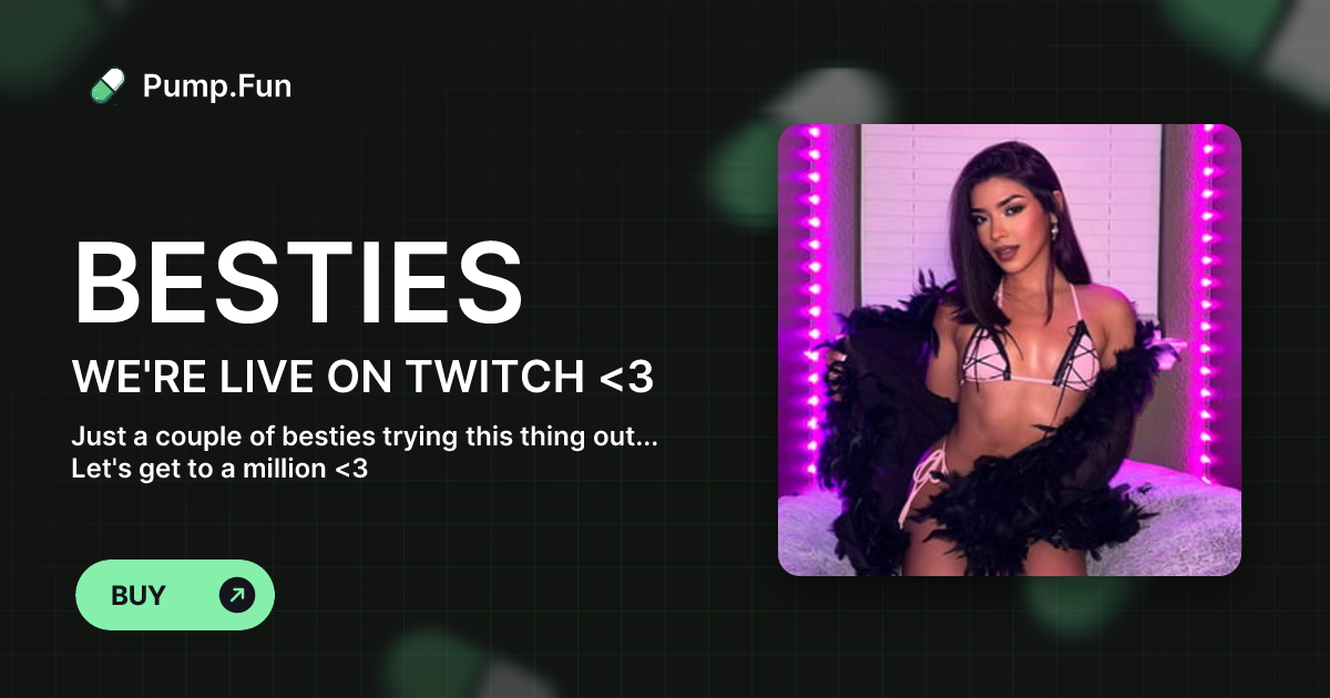 WE'RE LIVE ON TWITCH