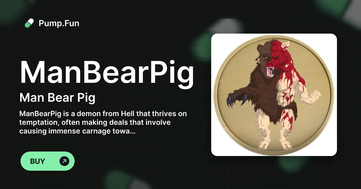 Man Bear Pig (ManBearPig) - Pump