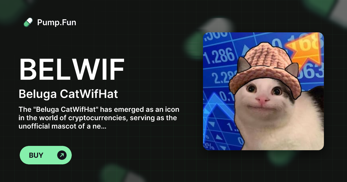 Beluga CatWifHat (BELWIF) - Pump