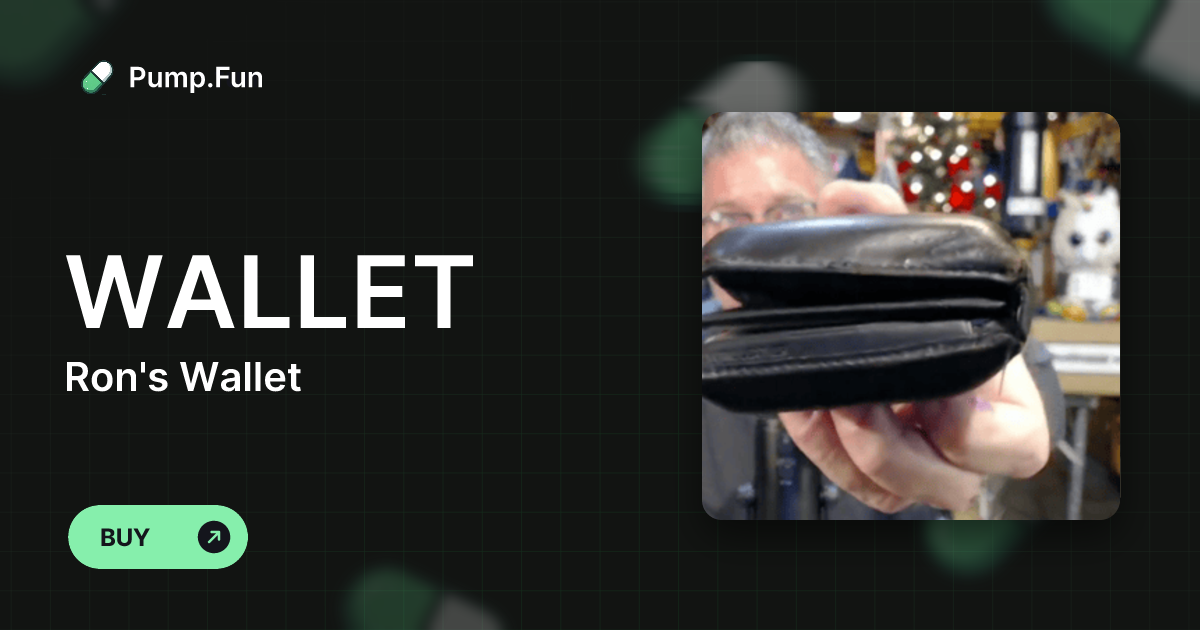 Ron's Wallet (WALLET) - Pump