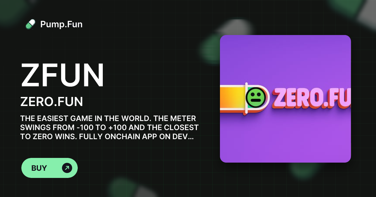 ZERO.FUN (ZFUN) - Pump