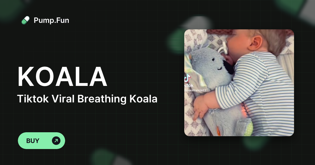 Tiktok Viral Breathing Koala (KOALA) - Pump