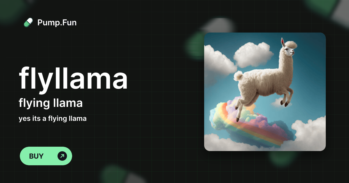 flying llama (flyllama) - Pump