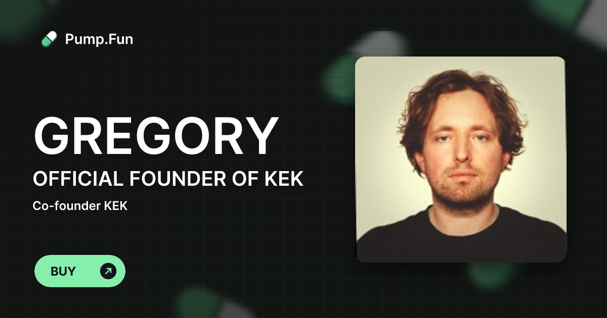 OFFICIAL FOUNDER OF KEK (GREGORY) - Pump
