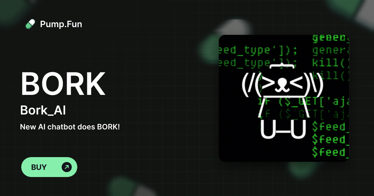 Bork_AI (BORK) - Pump