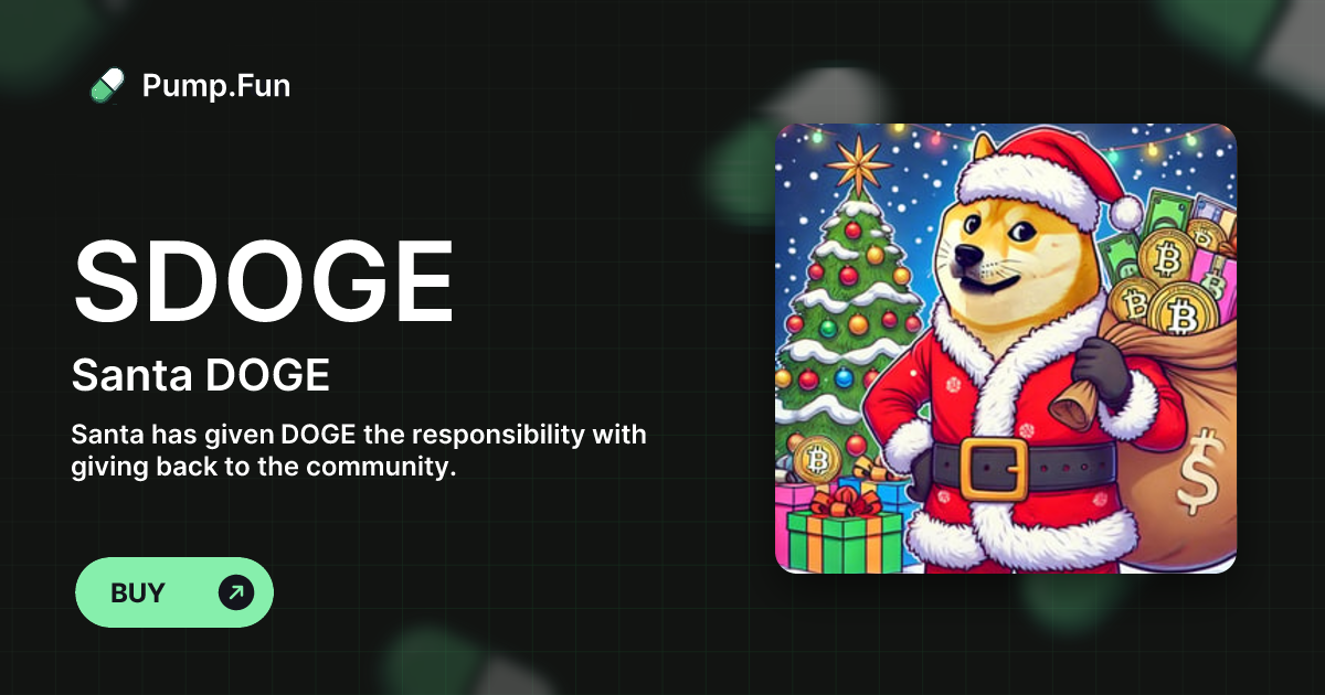 Santa DOGE (SDOGE) - Pump